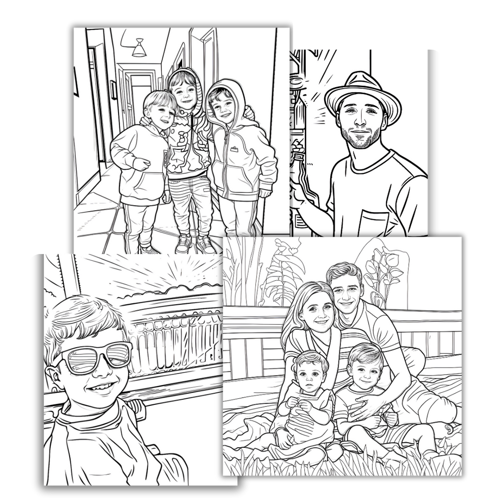 Custom Coloring Books From Photos